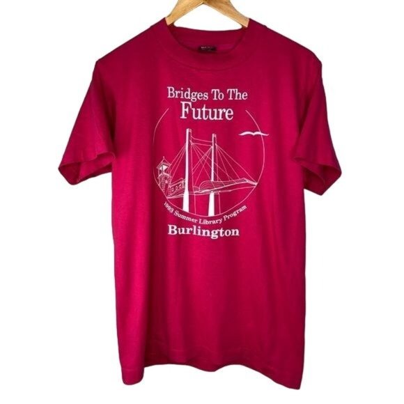 Best froot of the loom | Shirts | Vintage 993 Single Stich Burlington Summer Reading Program ...